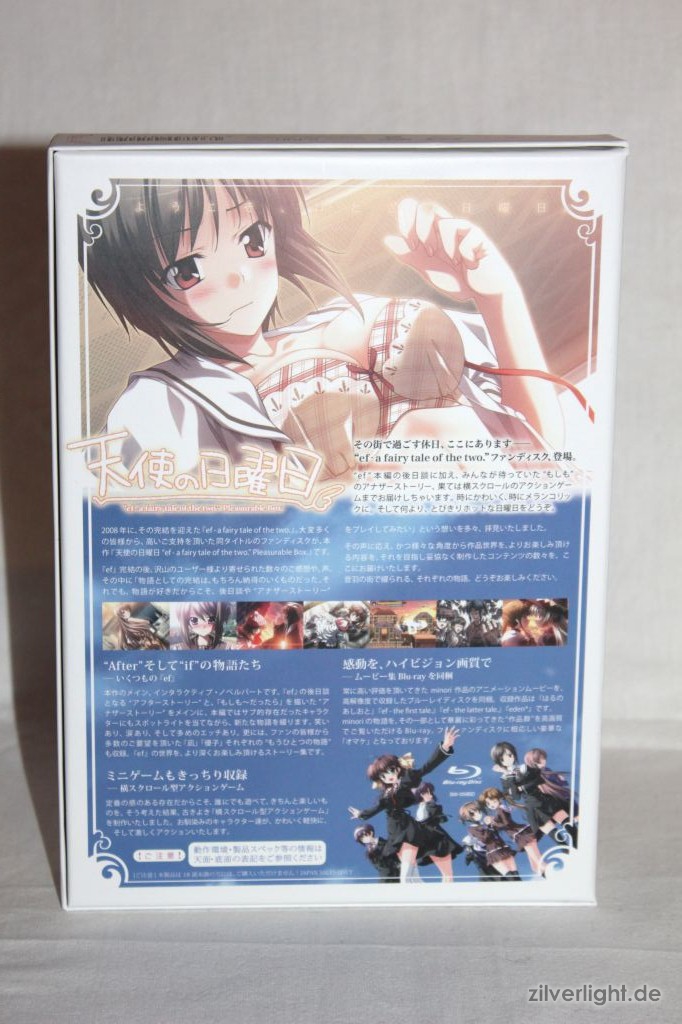Eroge: 「Tenshi no Nichiyoubi -”ef – a fairy tale of the two.”」Pleasurable Box- at Zilverlight's ...